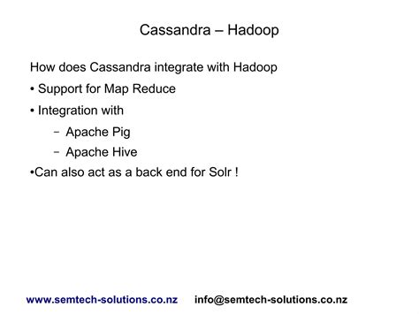 An Introduction To Apache Cassandra Ppt