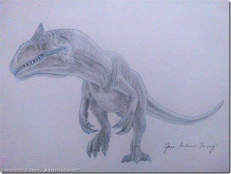 Allosaurus Drawing