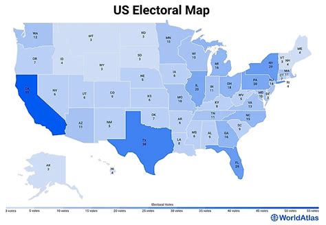 Us States By Electoral Votes Artofit