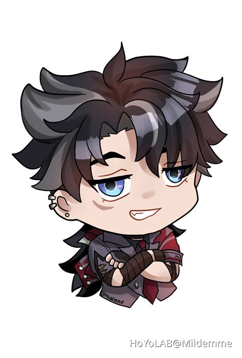 Wriothesley Chibi Genshin Impact Hoyolab