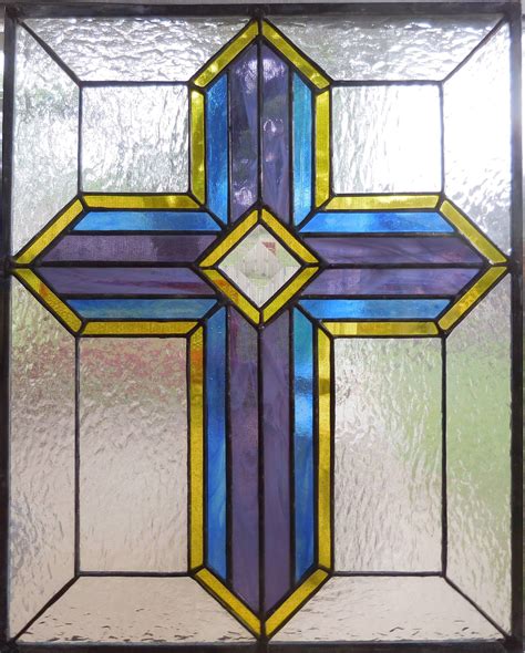 Easy Stained Glass Cross Patterns