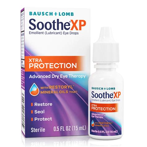 Soothe® Xp Eye Drops For Dry Eye Symptoms Xtra Protection Lubricating Eye Drops From Bausch