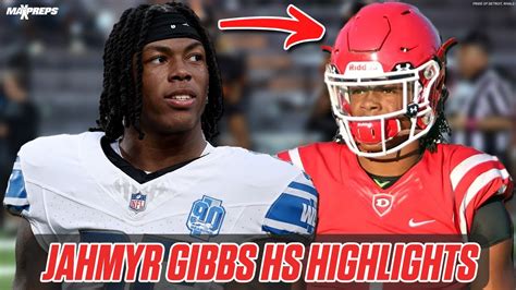 High School Football Highlights Of Detroit Lions Jahmyr Gibbs 🏈 🎥