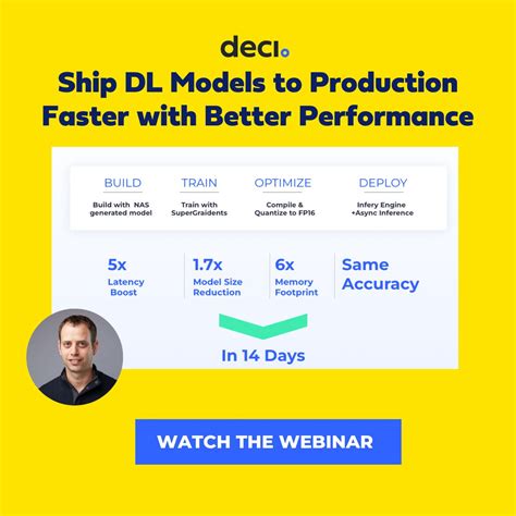 Deci Ai Acquired By Nvidia On Linkedin Webinar How To Ship Dl
