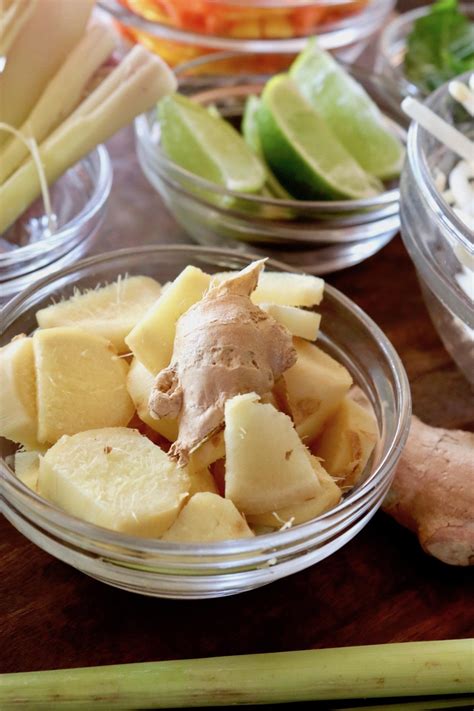 Ginger Lemongrass Soup With Coconut Milk Cooking On The Weekends