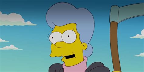 Mona Simpson The Simpsons Mona Simpson Free Stock Image Vector