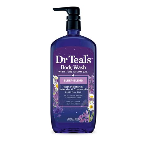 Dr Teals Body Wash With Pure Epsom Salt Sleep Blend 710ml Ultra Panama