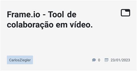 Tool De Colaboração Em Vídeo · Carlosziegler · Tabnews