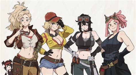 X Gemma Cindy Aurum Grace Howard And Hatsume Mei Stand Confidently