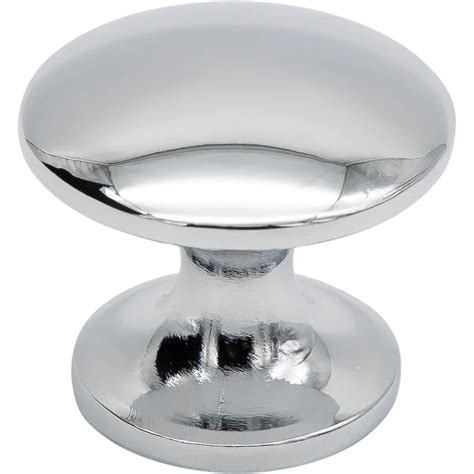 Allegra Handle Knob Chrome Lincoln Sentry