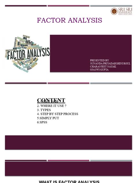 Rm Presentation 1 Read Only Pdf Factor Analysis Statistical