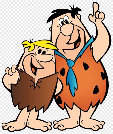 Two Flintstones Characters Fred Flintstone Barney Rubble Wilma