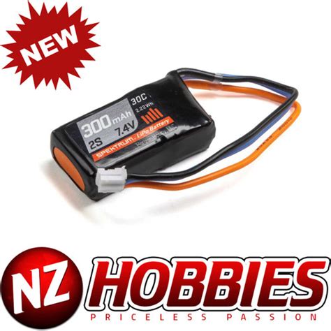 Spektrum 300mah 2s 7 4v 30c Lipo Battery Ph Connector Spmx3002s30