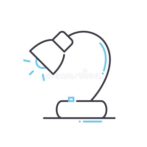 Decor Lamp Line Icon Outline Symbol Vector Illustration Concept Sign