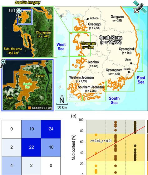 Map Showing 11905 Grid Zones Classified By Remote Sensing Algorithms
