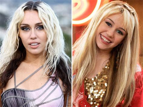Hannah Montana Miley Cyrus Then And Now
