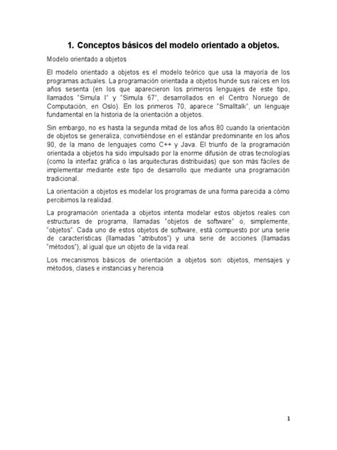 Programacion Temario Pdf Objeto Informática Programación