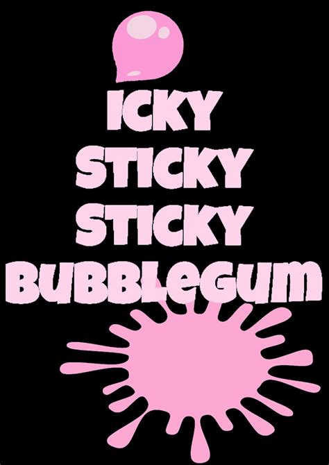 Icky Sticky Bubblegum Vector Image Instant Download Svg Png Eps Dxf Etsy