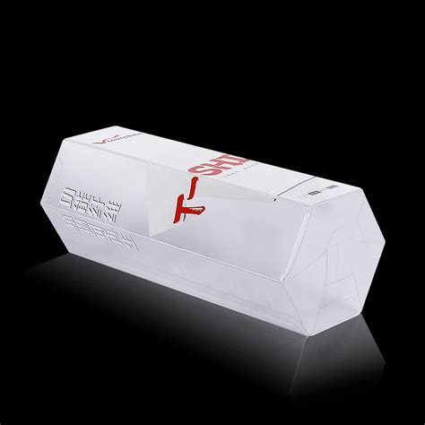 New Design Clear Packaging Boxes For Shirts Hexagonal Shape Man Shirt