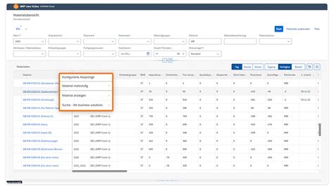 Mrp View Xlnce Central Control Unit In Sap Public Cloud Ifm