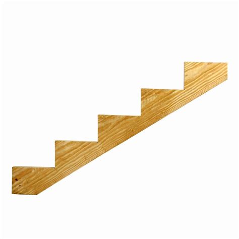 5 Step Ground Contact Pressure Treated Pine Stair Stringer 0623554
