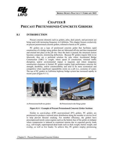 Precast Pretensioned Concrete Girders Pdf