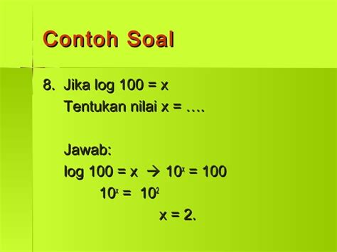 Logaritma Ppt