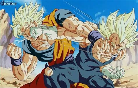 Pin De Ram Mg En Dragon Ball Goku Y Vegeta Peleando Goku Y Vegeta