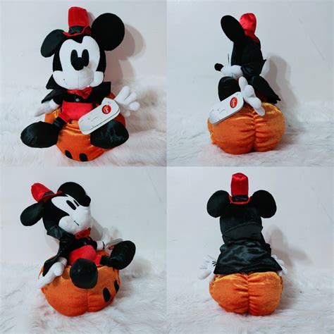 Vampire Mickey Mouse With Pumpkin Plush Hobbies And Toys Toys And Games
