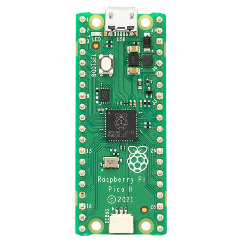 raspberry pi pico h rp2040 32bit arm cortex m0
