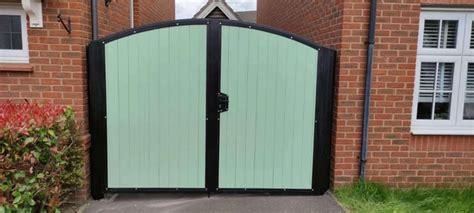 3m Wide Driveway Composite Galvinized Gate Security Gate Read Description £1 450 00 Picclick Uk