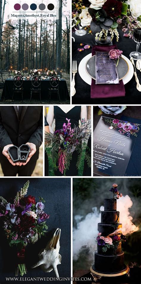 Gothic Wedding Color Schemes 60 Photos