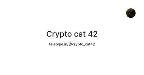 Crypto Cat 42 — Teletype