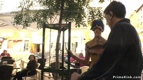 Blindfolded Slave Disgraced In Public Eporner