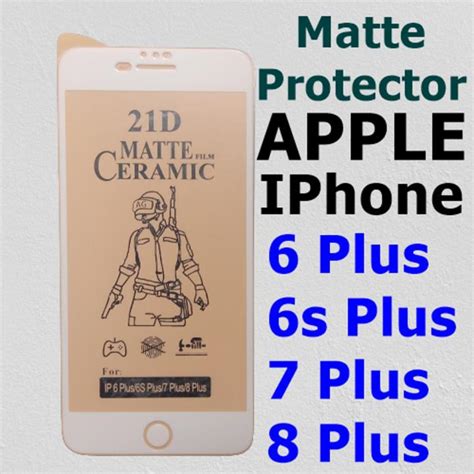 Apple Iphone 6 Plus 6s Plus 7 Plus 8 Plus Ceramic Matte Protector For Pubg Gaming