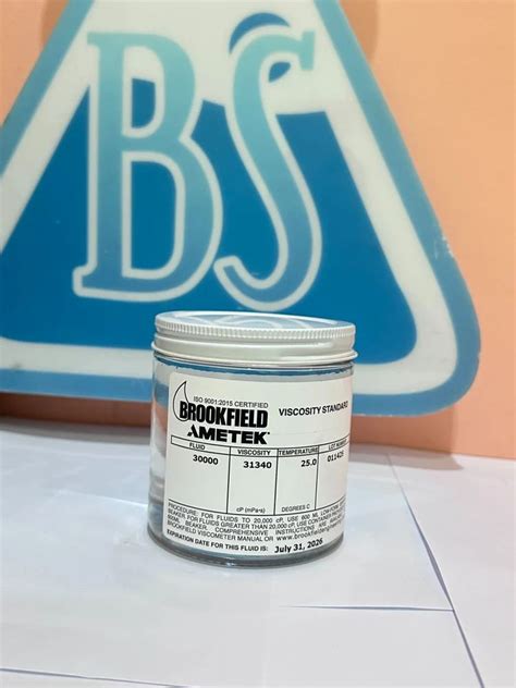 Brookfield Viscosity Standard At ₹ 30000bottle विस्कोसिटी स्टैंडर्ड