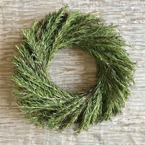 Fresh Rosemary Wreath Christmas Wreaths Diy Christmas Garland