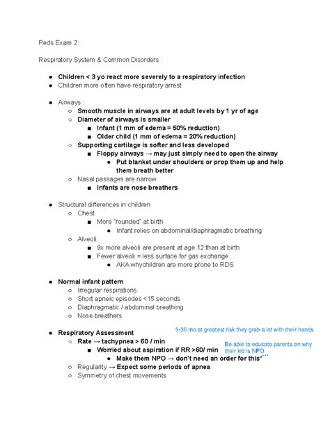 Natalee Peds Exam 2 Helped Simplify The Load Of Info Peds Exam 2