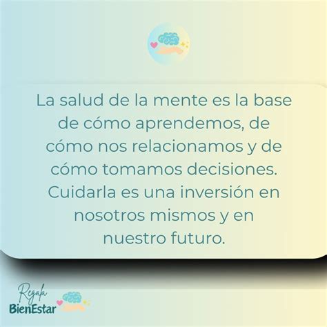 Regala 🧠 La Salud Mental Es Más Que Sentirse Feliz O Tranquilo Es