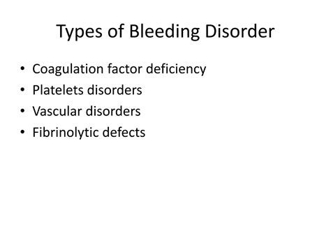 Bleeding Disorders In Primary Dental Care Pdf