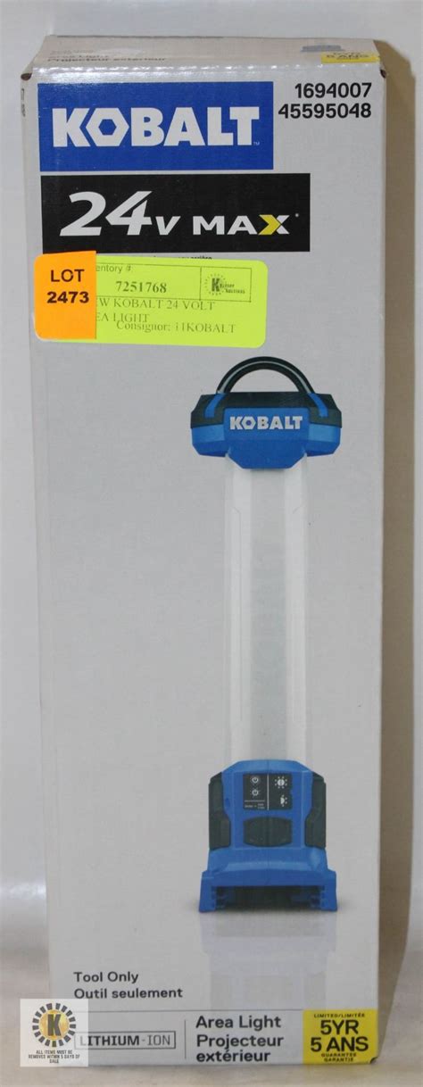 Brand New Kobalt 24 Volt Work Area Light