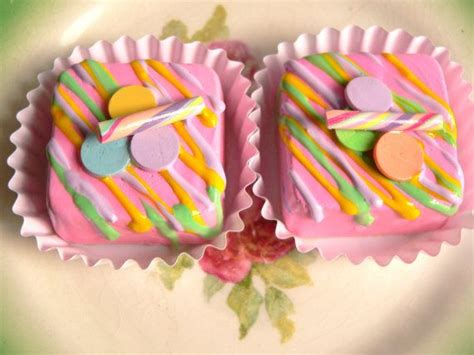 Set Of 2 Fake Candy Chocolates Drizzled With Faux Chocolate And