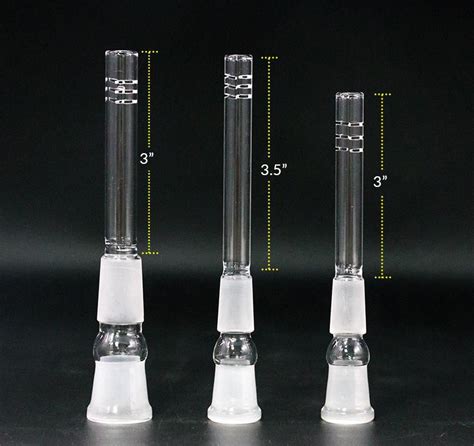 2021 Wholesale Glass Downstem 14mm 18mm To 18mm 144mm To 188mm Male
