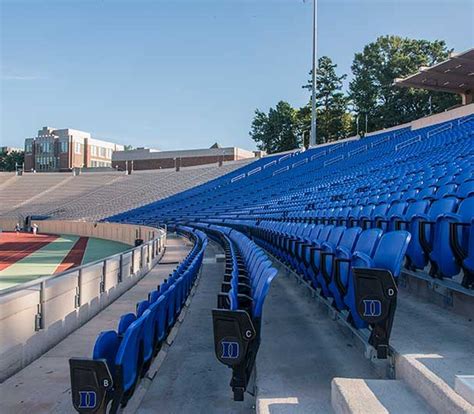 Duke University Wallace Wade Stadium With Irwin Seating Model
