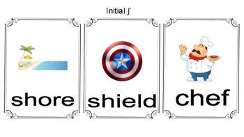 Sh And Ch Flashcards By Kaya Pudlo Teachers Pay Teachers