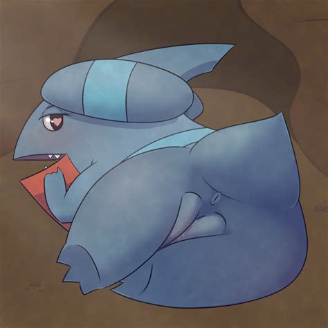 Rule 34 Anus Black Eyes Blush Crossed Legs Female Feral Gible Heart