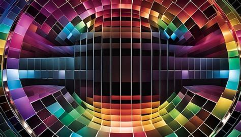 Circular Prism Spectrum Premium Ai Generated Image