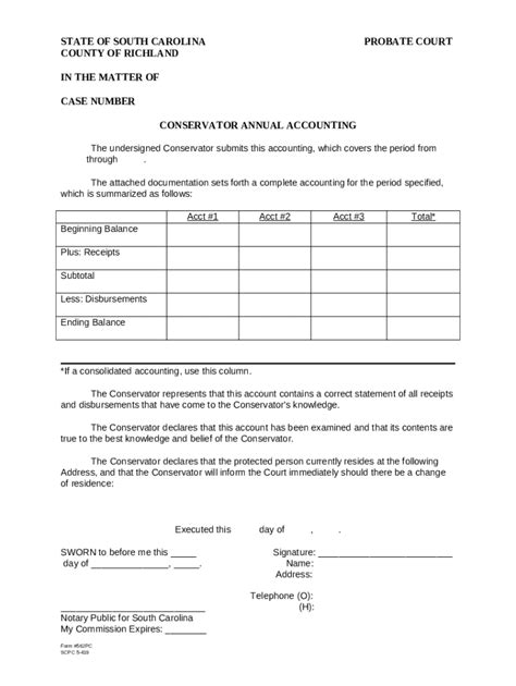 Probate Court S Lexington County Scgov Doc Template Pdffiller