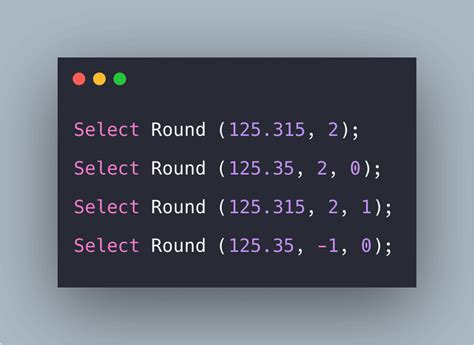 Round Does Not Work Sql At Keith Herrera Blog