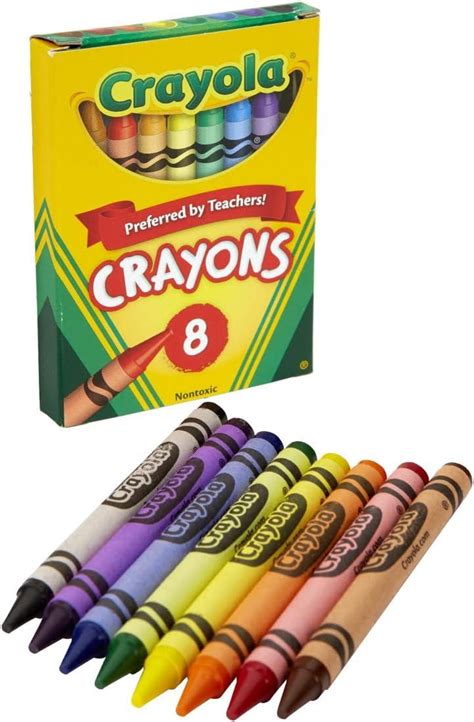 Crayola Classic Color Pack Crayons 8 Color Tuck Box Set Buy Now